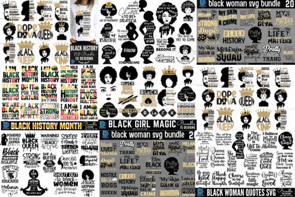Mega Black History Month SVG Bundle Graphic 300 Design - Etsy