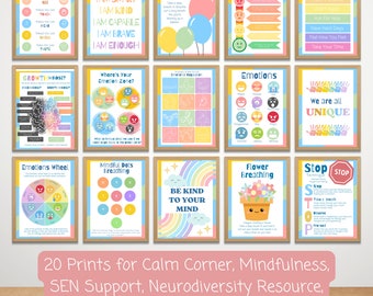 Neurodiversity Poster Bundle SEN Special Education ASD Posters Instant ...