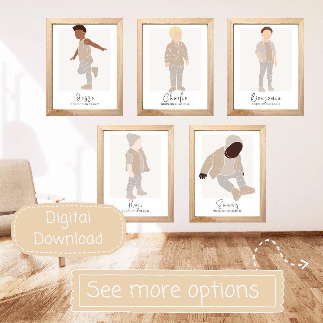 Abstract Boy Art Nursery Playroom Children Memories - Etsy