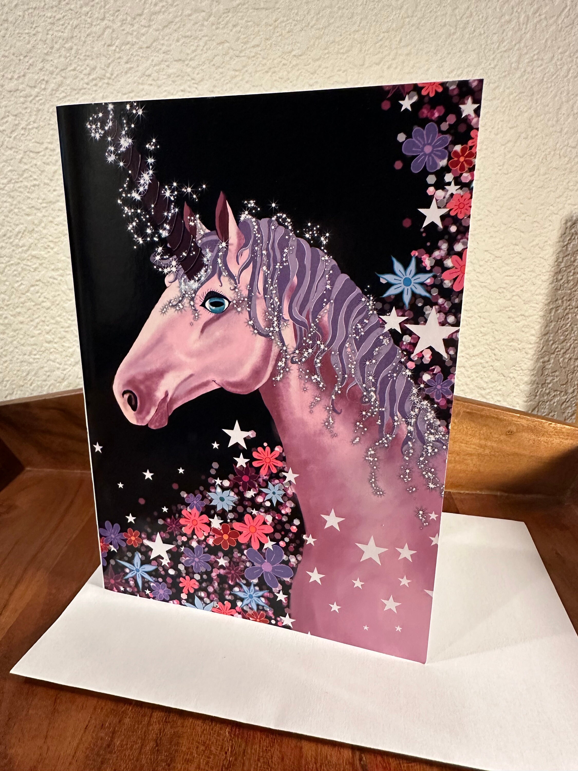 Printable Unicorn Greeting Card, Unicorn Birthday Card, Unicorn Card ...