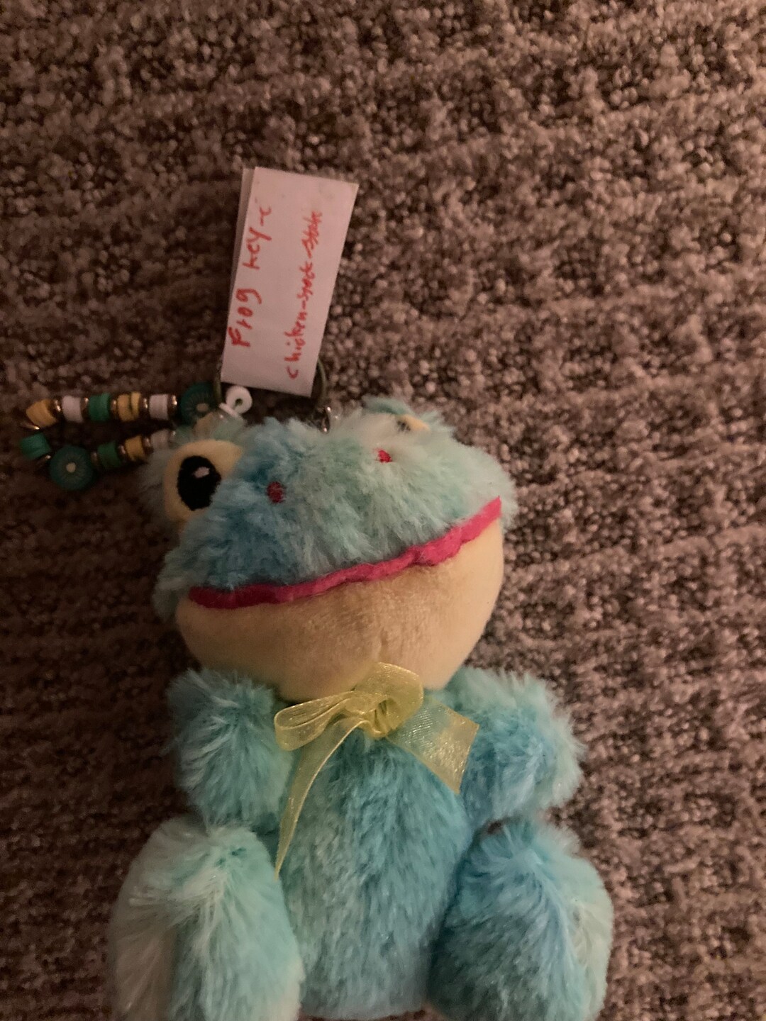 Handmade, Easy Clip, Frog Plush Keychain - Etsy