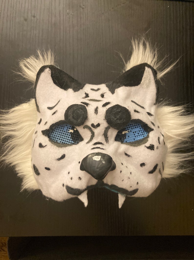 Snow Leopard Cosplay Mask - Etsy