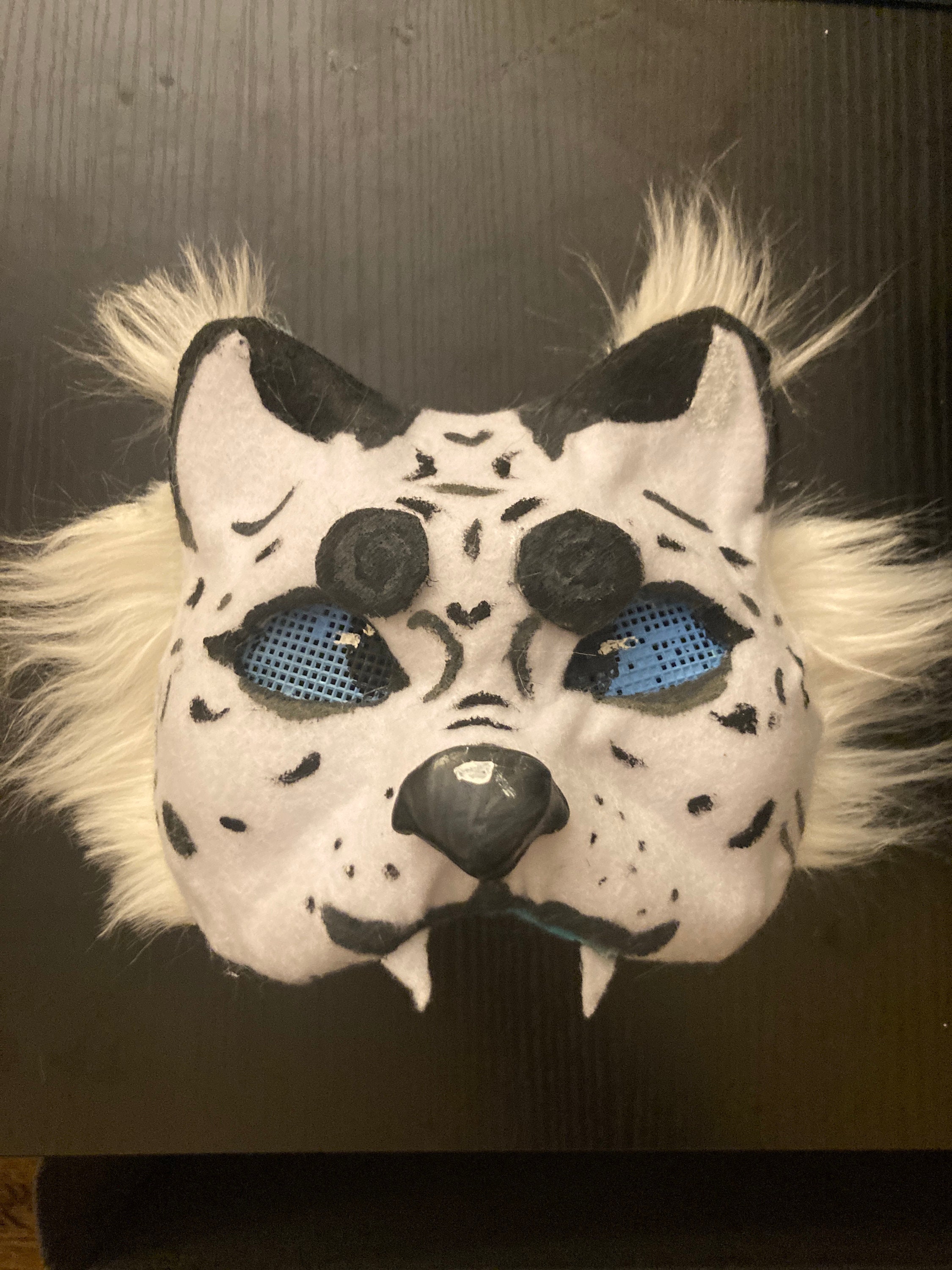 Snow Leopard Cosplay Mask - Etsy