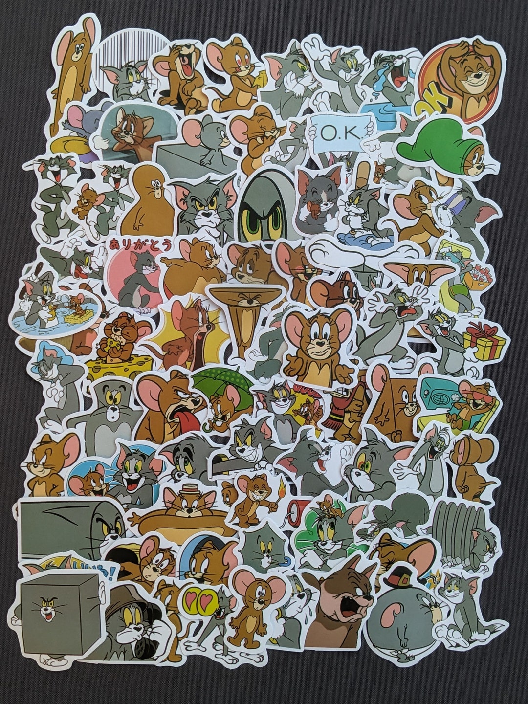 80x Tom & Jerry Stickers, No Repeats - Etsy