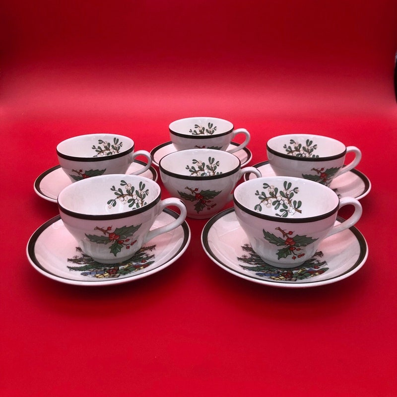 Christmas Tea Cup - Etsy