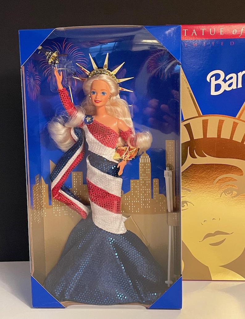 Mattel's 'statue of Liberty' Barbie American Beauties Collection NRFB ...