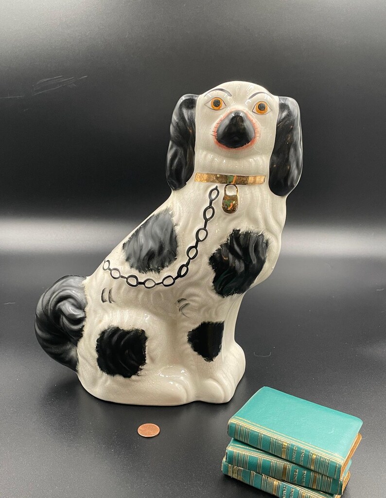English Staffordshire Dog Ceramic Spaniel - Etsy