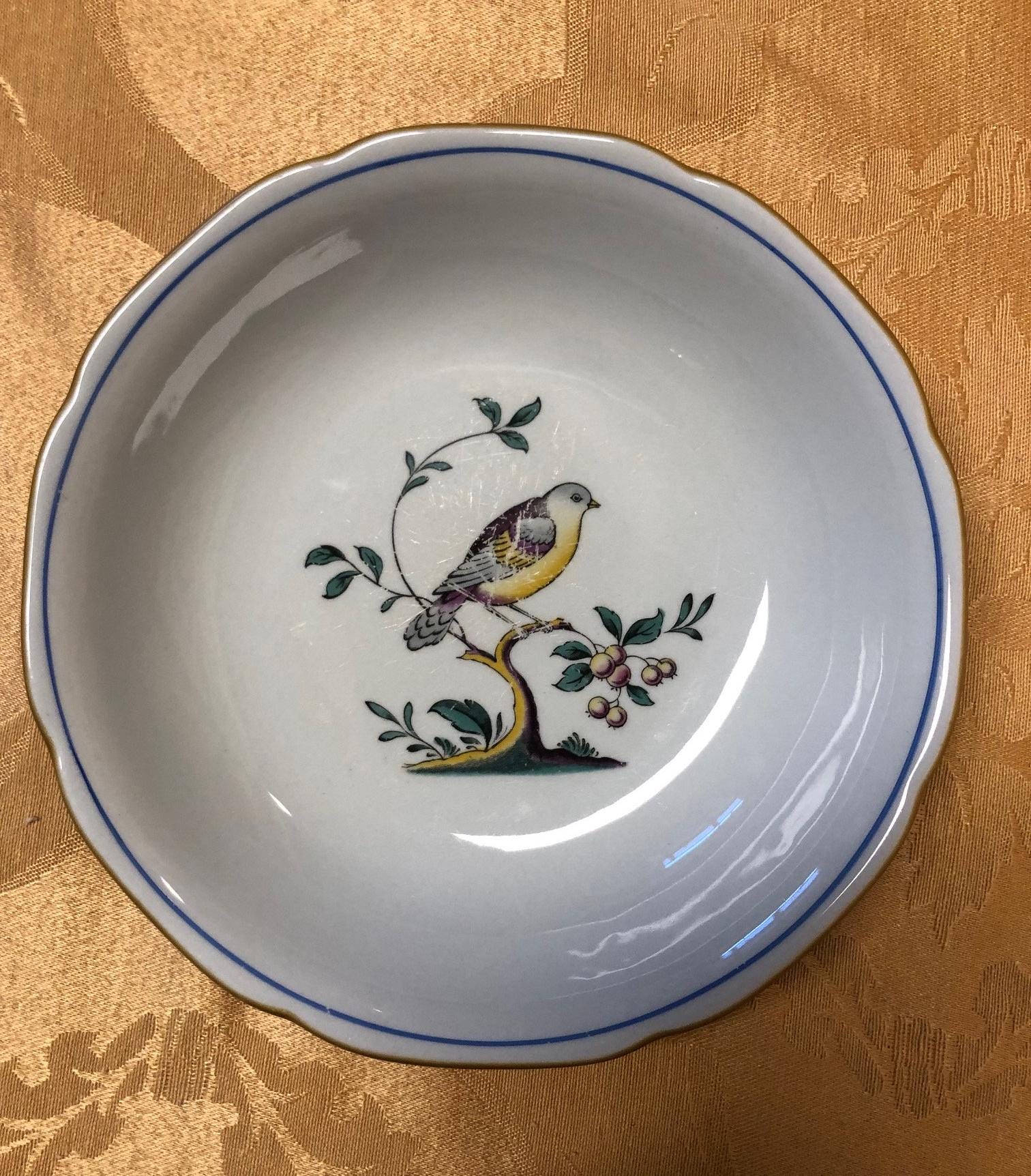 English Spode Queen's Bird Cereal Bowls Set of 4 - Etsy