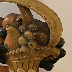 Antique Judd Cast Iron Fruit Basket Doorstop - Etsy