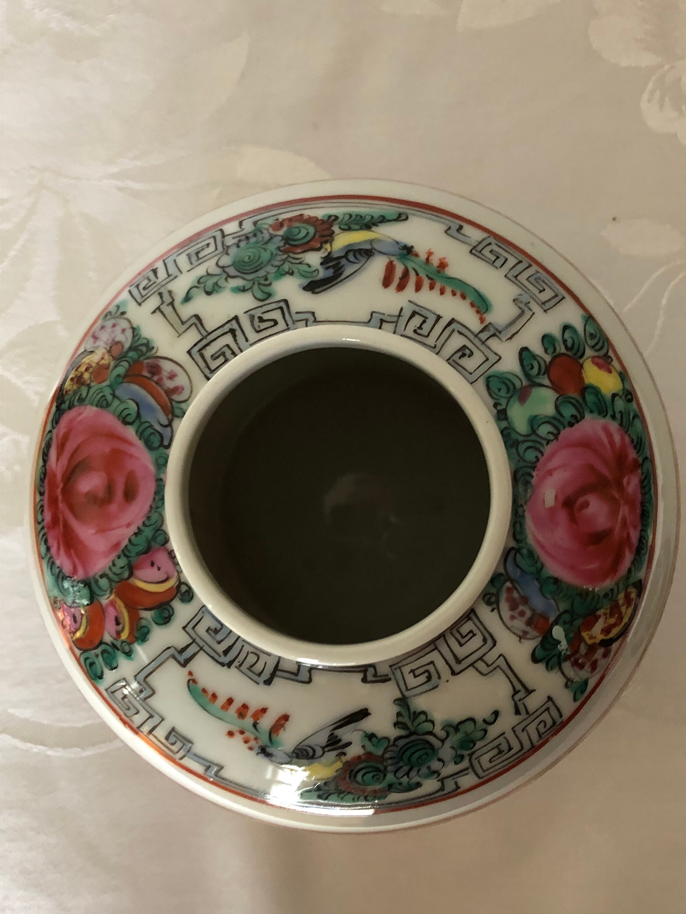 Vintage Canton Ginger Jar With Lid - Etsy