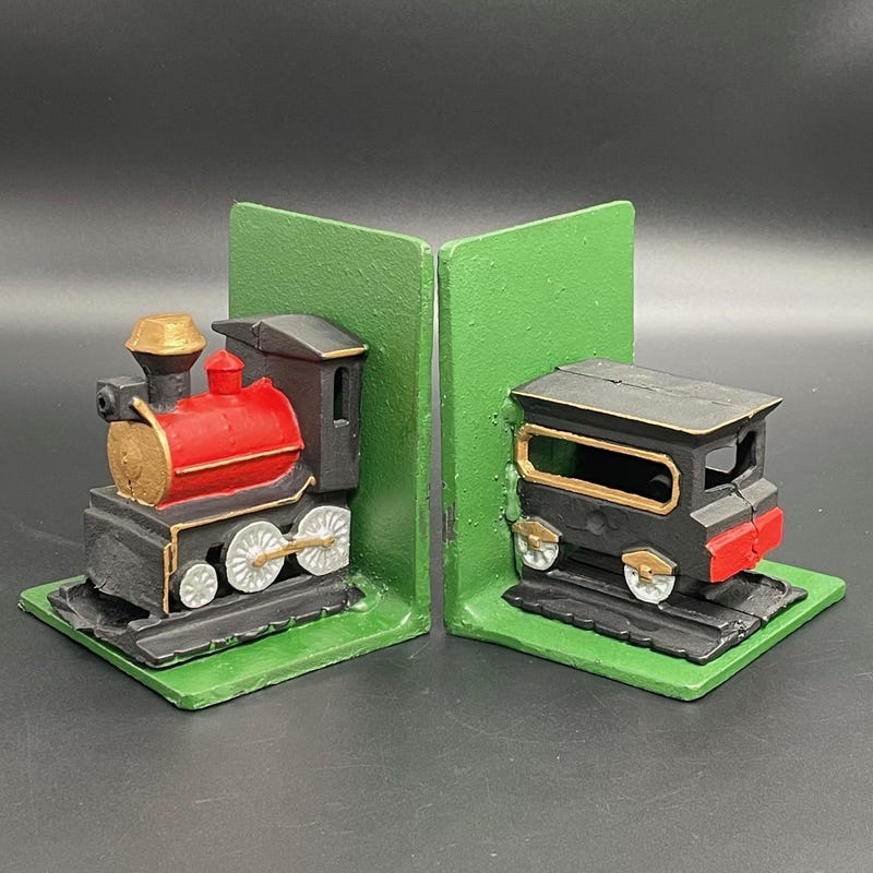 Train Bookends - Etsy