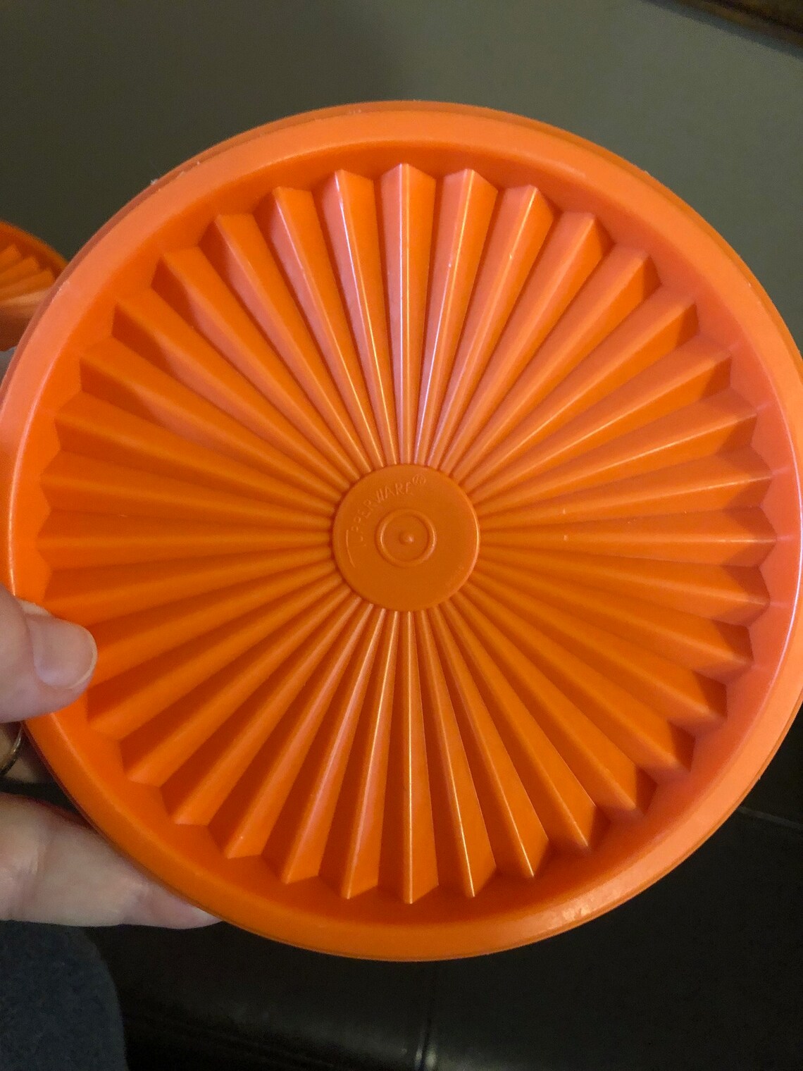 Vintage Orange Tupperware Storage Canisters Set of 3 - Etsy