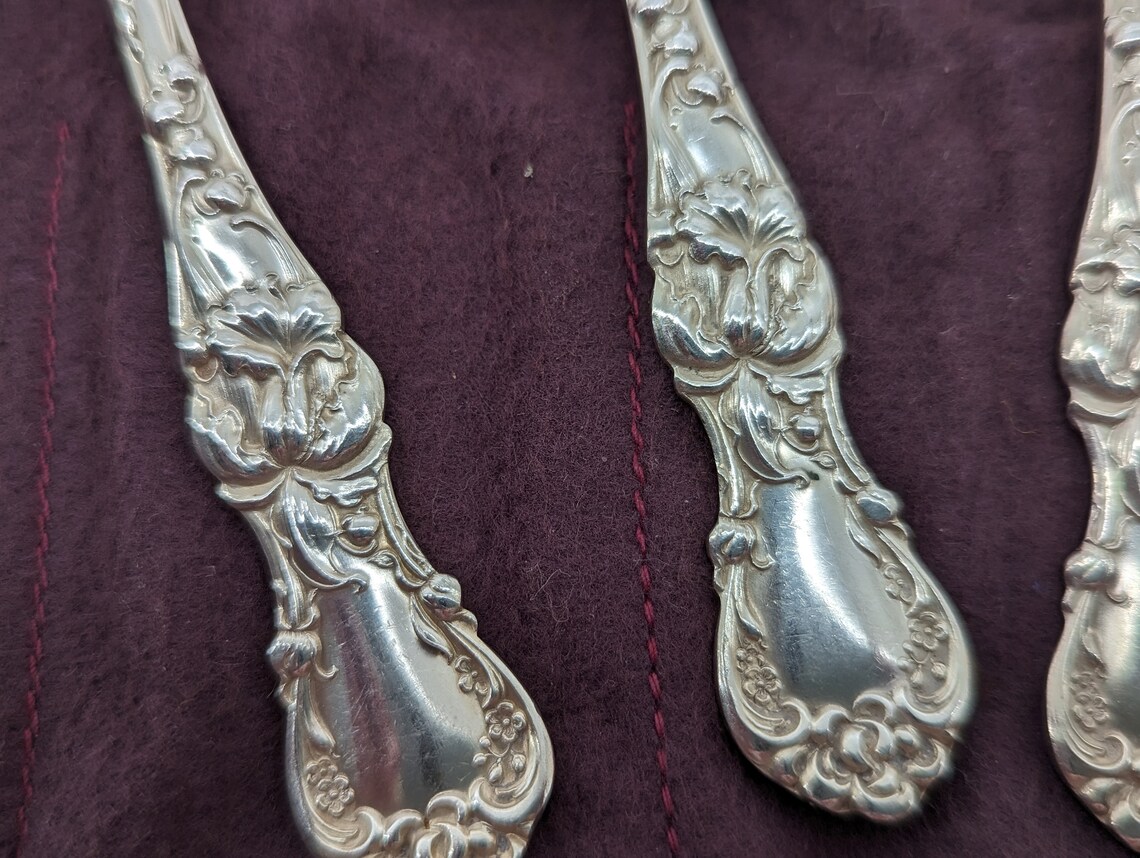Set of 6 R. Wallace 1835 A1 Citrus/fruit Spoons art Nouveau - Etsy