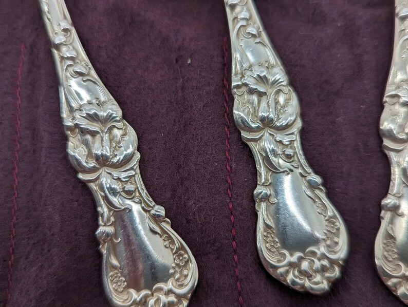 Set of 6 R. Wallace 1835 A1 Citrus/fruit Spoons art Nouveau - Etsy