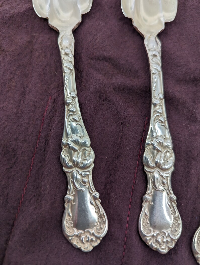 Set of 6 R. Wallace 1835 A1 Citrus/fruit Spoons art Nouveau - Etsy