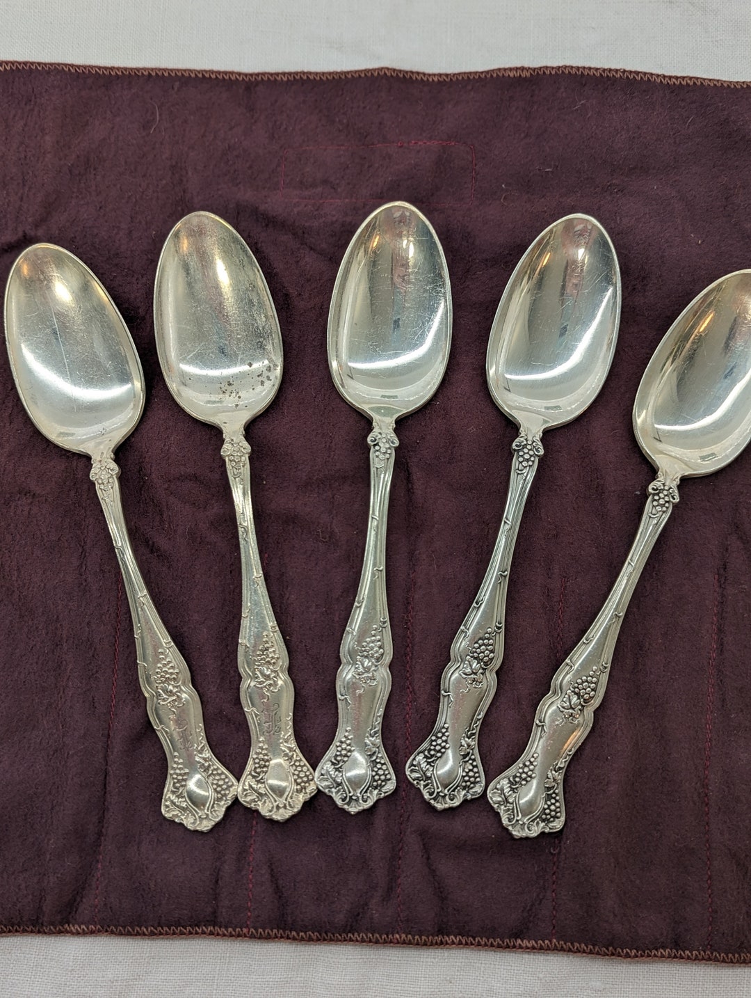 Set of 5, 1847 Rogers Bros. A1/XS Triple Silverplate Tablespoons - Etsy