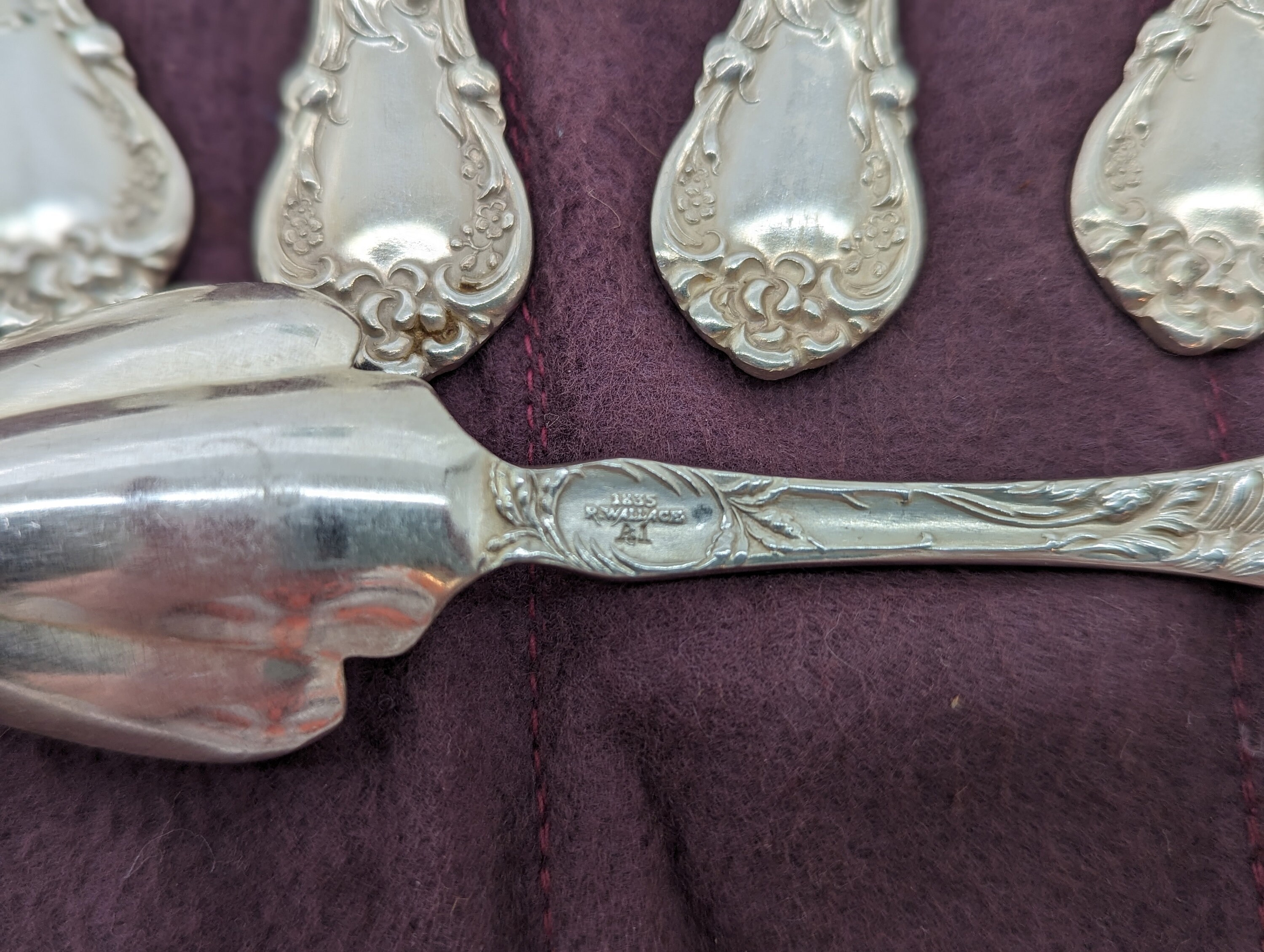 Set of 6 R. Wallace 1835 A1 Citrus/fruit Spoons art Nouveau - Etsy
