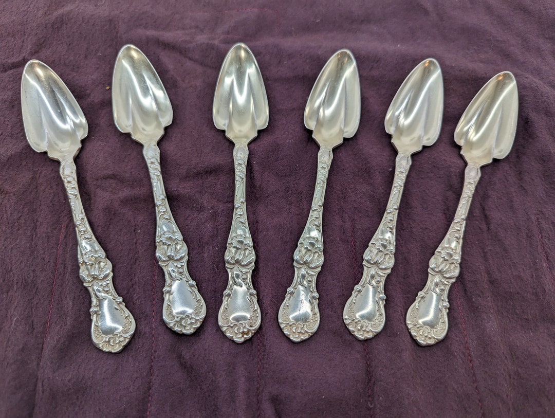 Set of 6 R. Wallace 1835 A1 Citrus/fruit Spoons art Nouveau - Etsy
