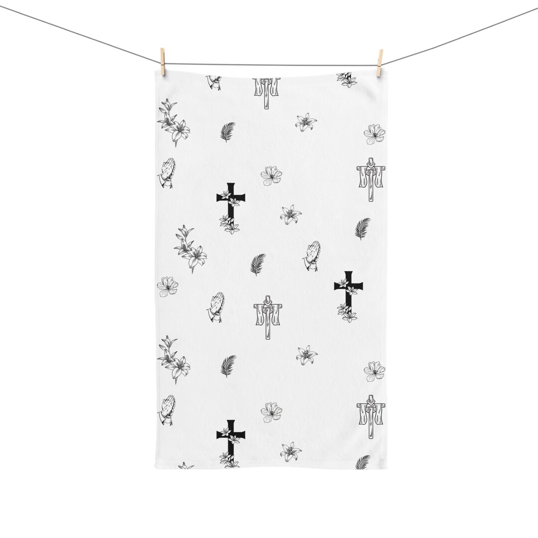 Christian Hand Towel, Inspiration Home Decor Tea Towel, Christian Mom ...