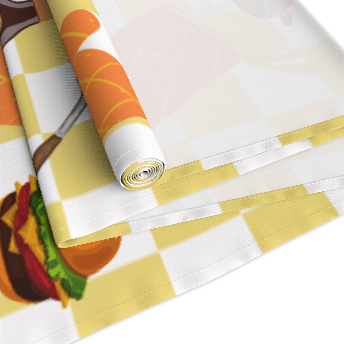 BBQ Themed Table Runner, Spring Summer Cookout Home Decor, Housewarming ...