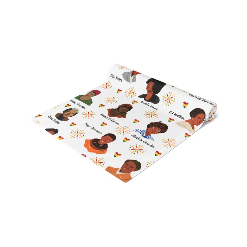 Women Black History Month Table Runner, Celebrating Women Kitchen Table ...