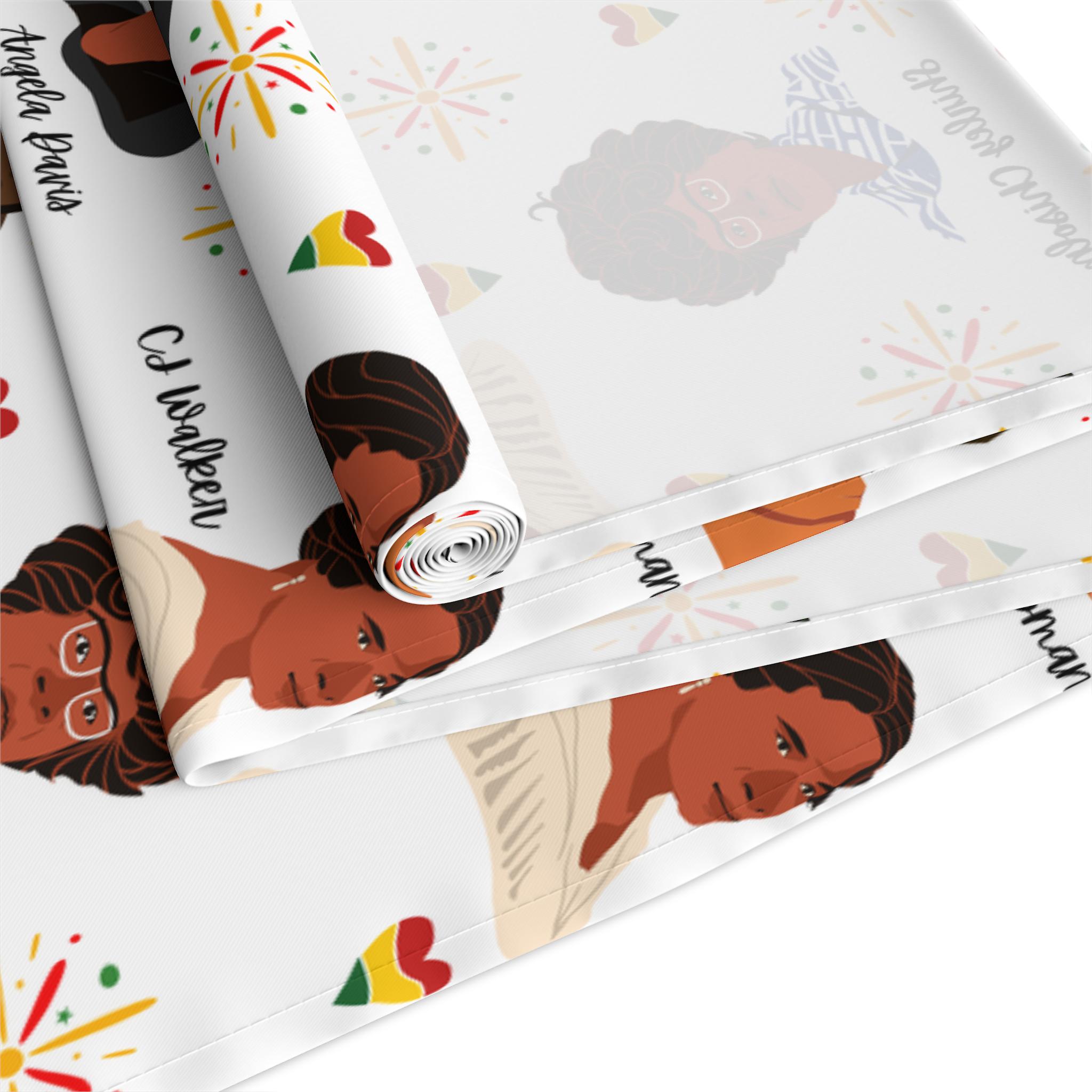 Women Black History Month Table Runner, Celebrating Women Kitchen Table ...