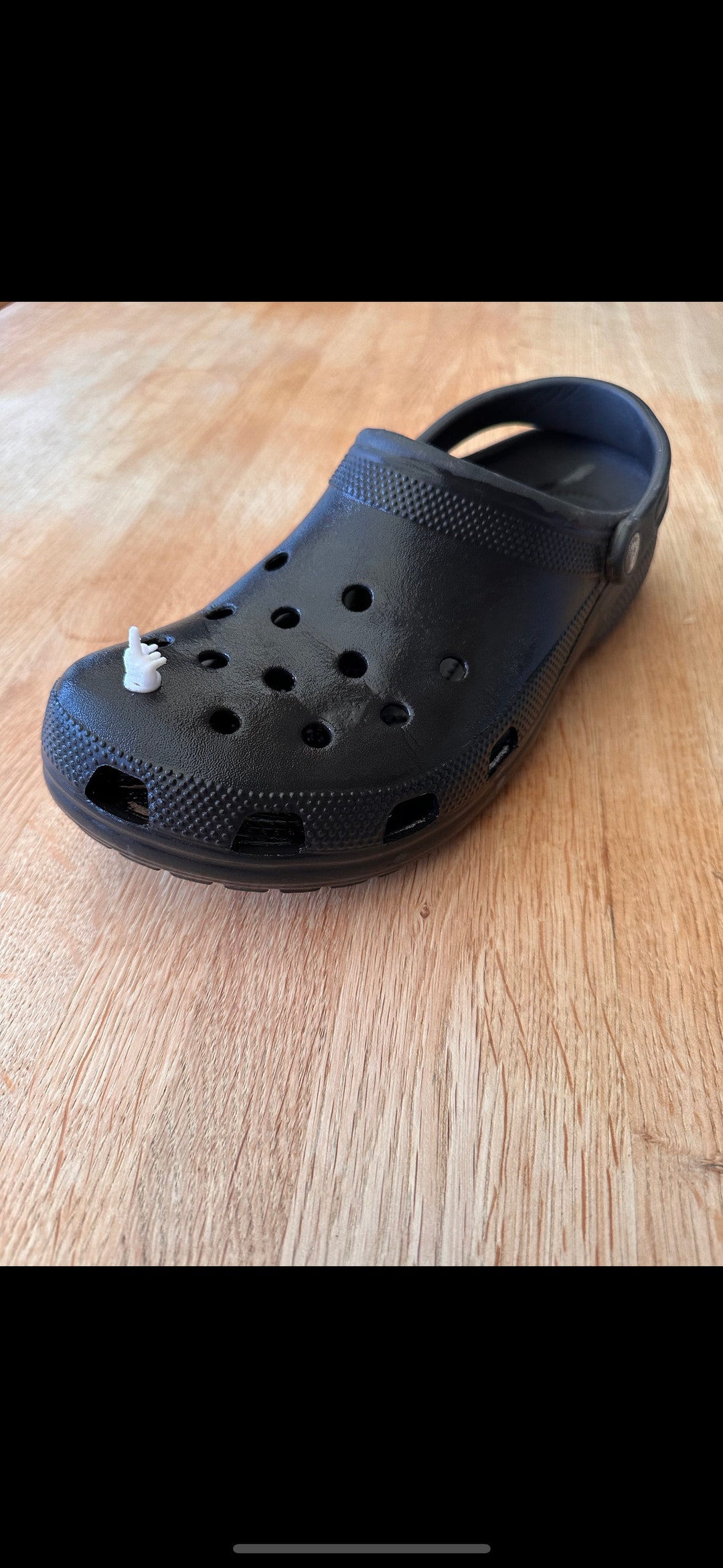 Croc Giblet - Middle Finger - Etsy