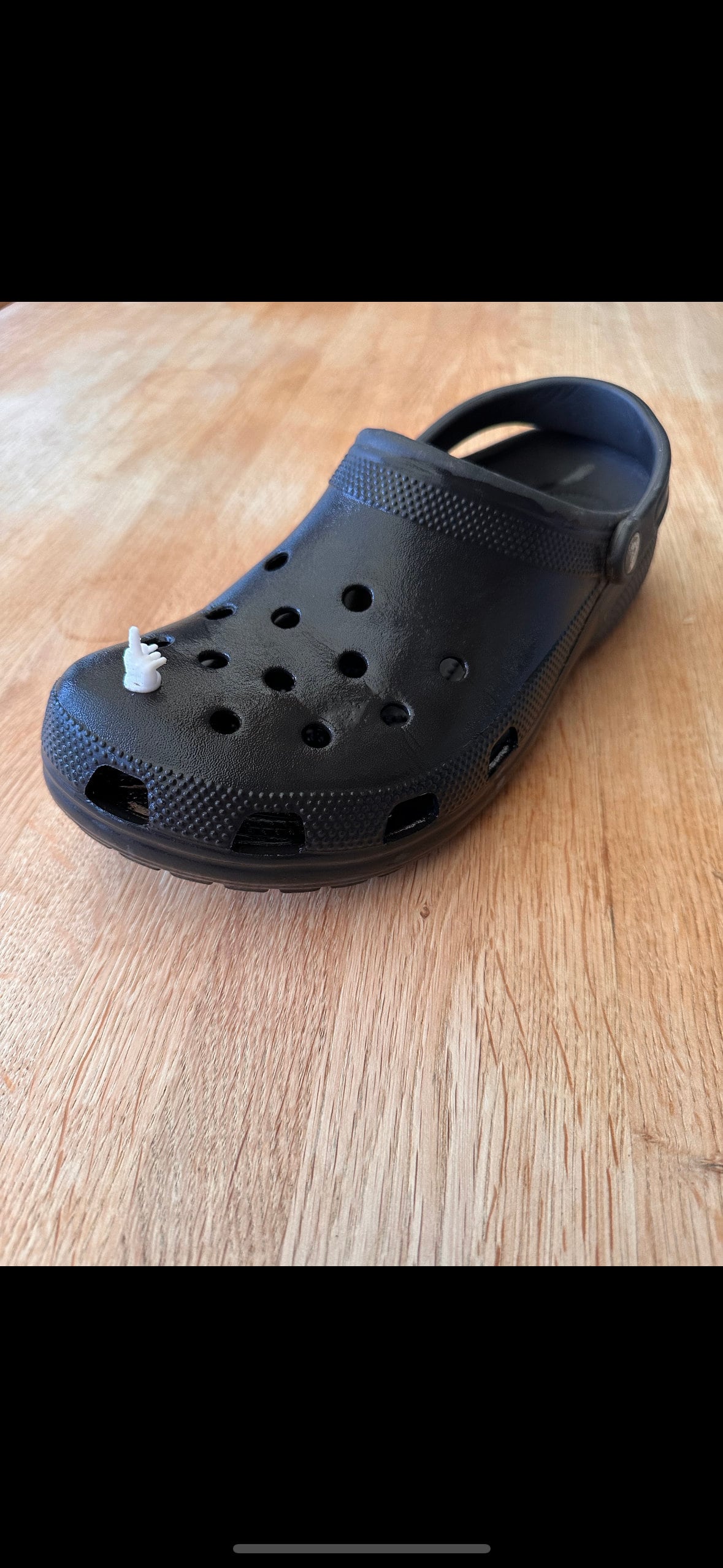 Croc Giblet - Middle Finger - Etsy