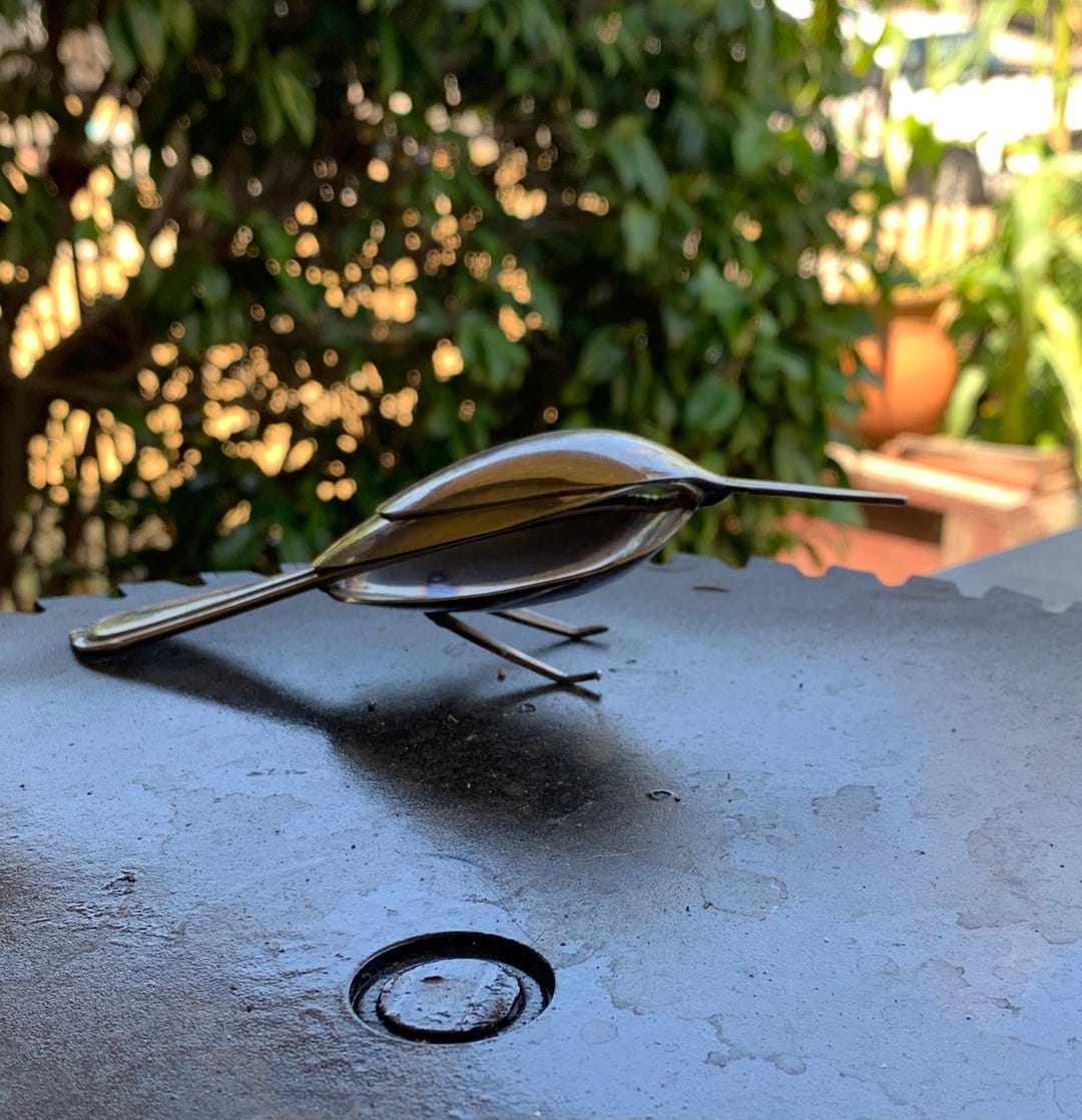 Sandpiper Spoon Bird - Etsy