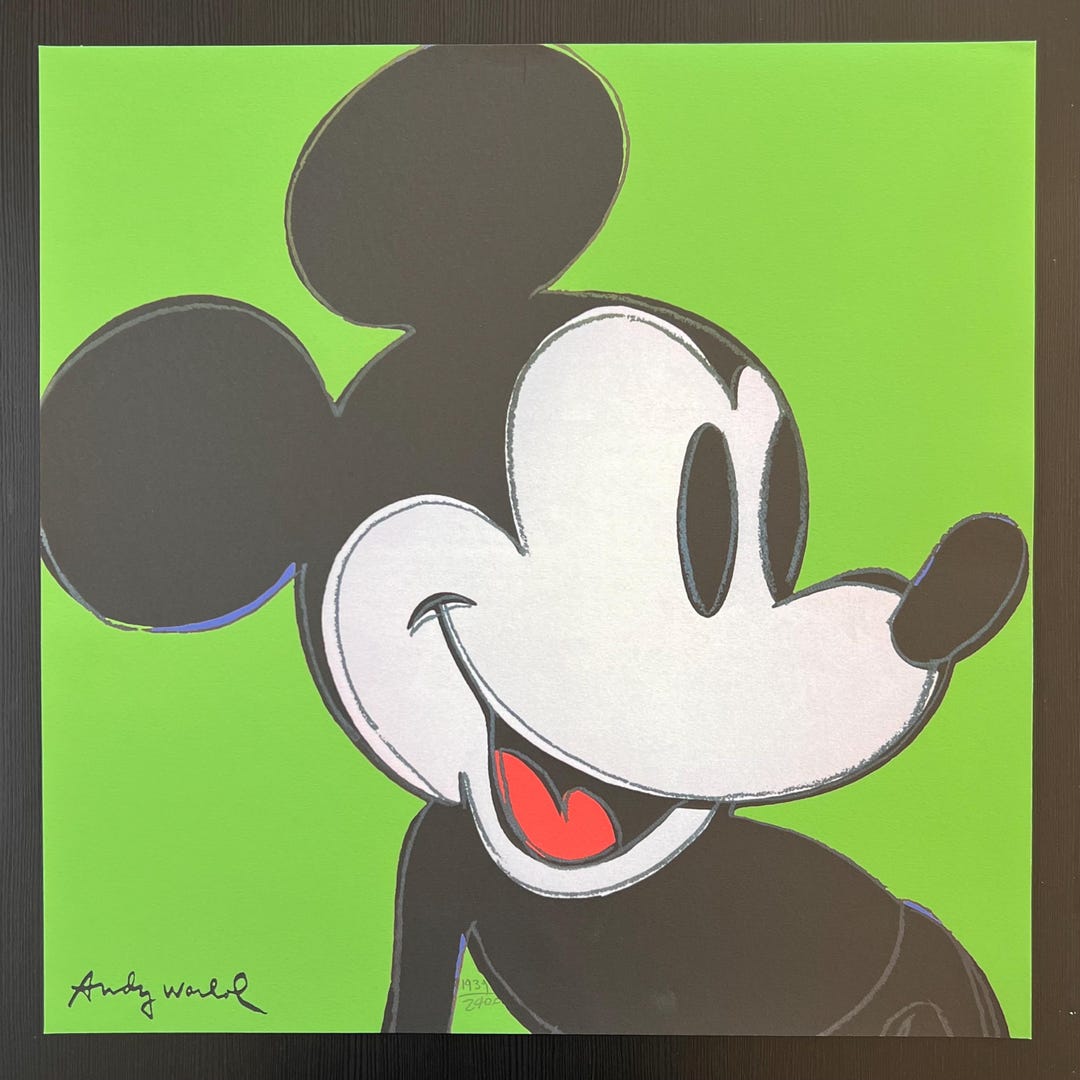 ANDY WARHOL: Superb Lithograph 60 X 60 Cm, Hand-numbered. CMOA Stamp - Etsy