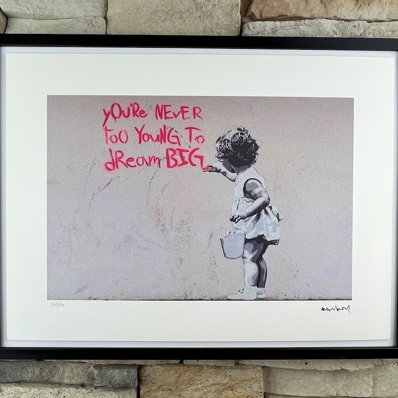 Banksy Limited Signed - Etsy