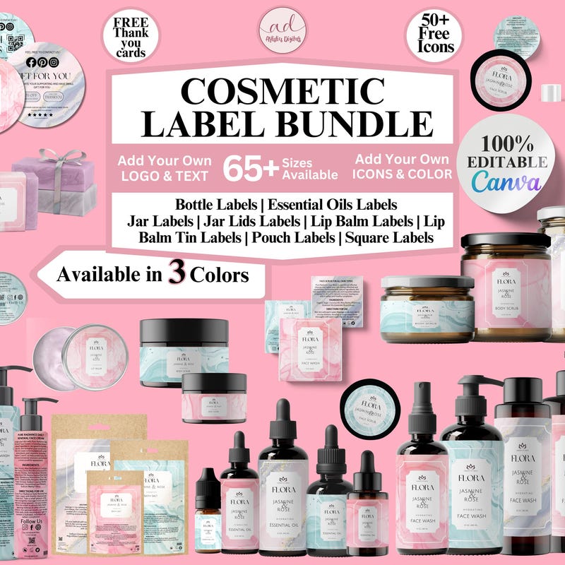 Makeup Labels - Etsy