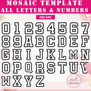 Marquee Letters, Mosaic Templates, Mosaic From Balloons Template ...