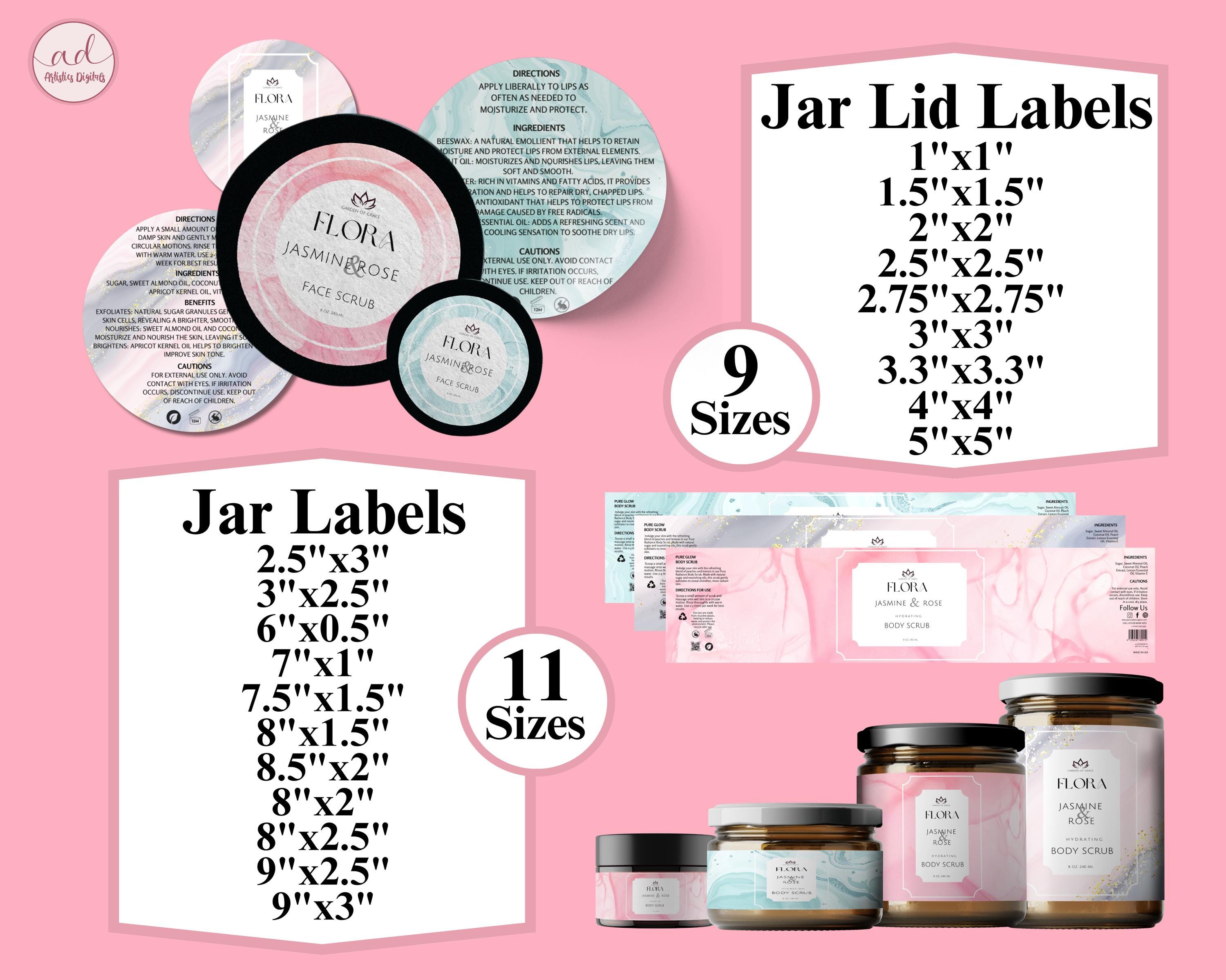 Editable Cosmetic Label Templates, Stylish Cosmetic Product Label ...