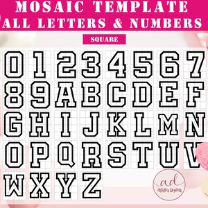 Marquee Letters, Mosaic Templates, Mosaic From Balloons Template ...