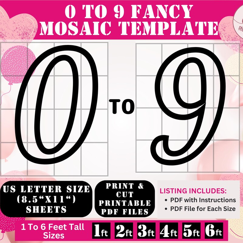 Marquee Numbers - Etsy