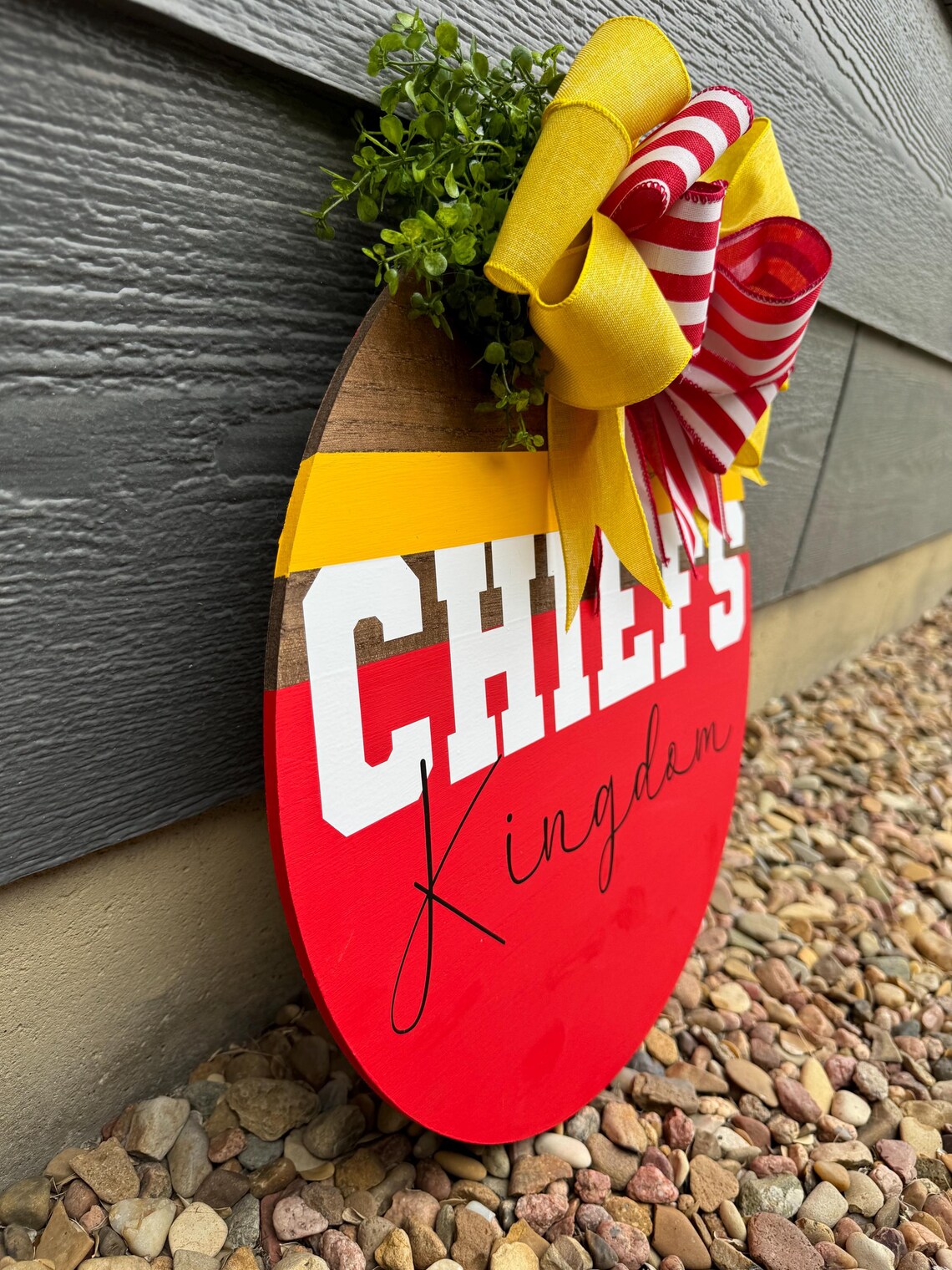 Kansas City Chiefs Door Hanger: Personalized Welcome Sign - Etsy