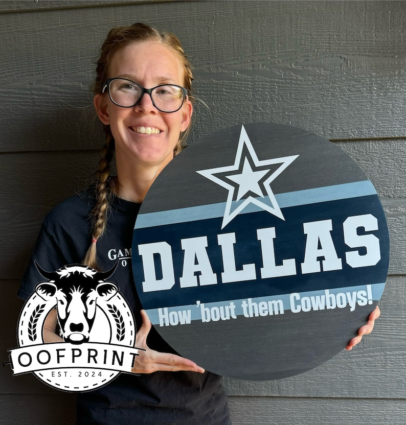 Dallas Cowboys | Front Door Decor | Welcome Sign | Dallas Cowboys Decor ...