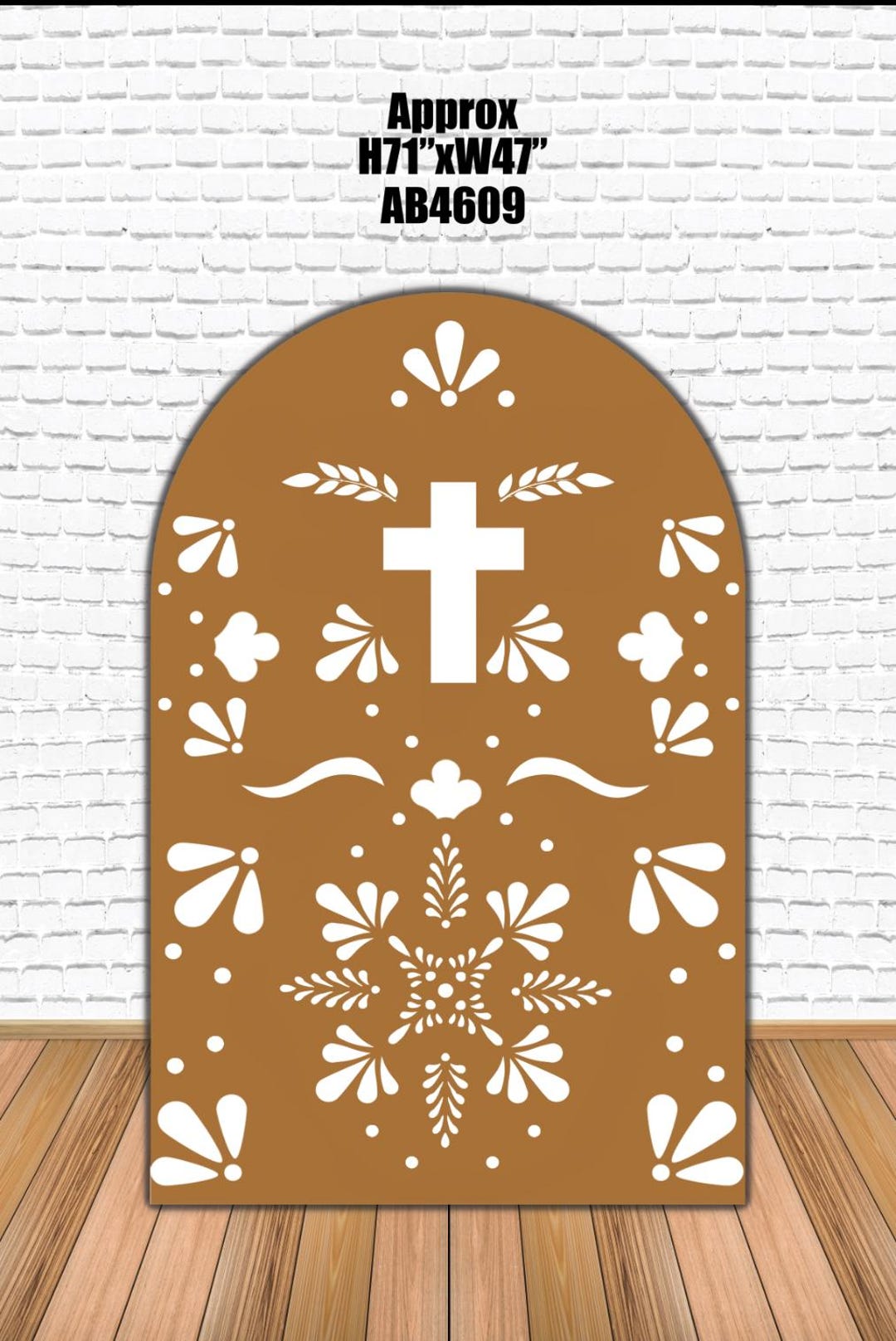 AB4609(SB) Barro Orange Cielito Lindo Mexican Panel Backdrop Party ...