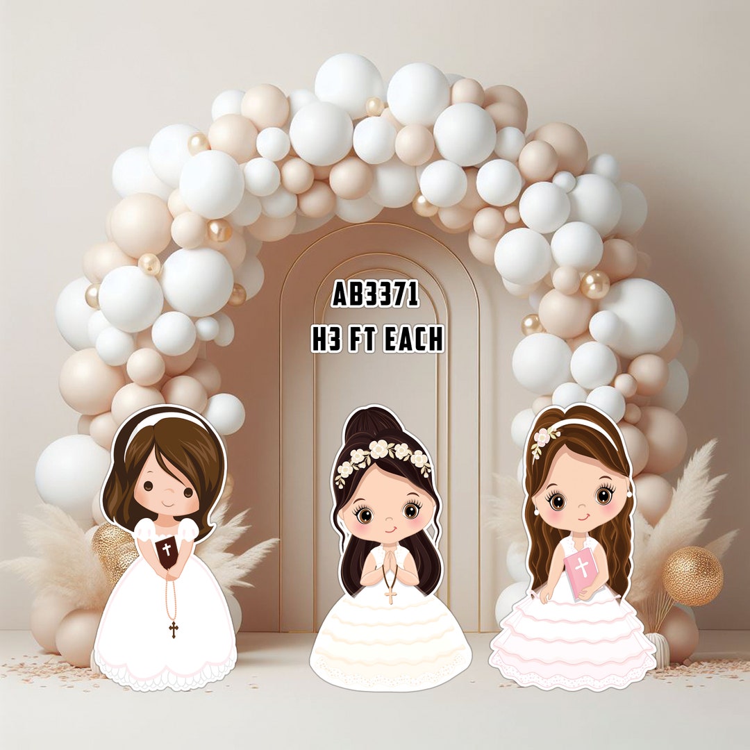 Approx 3FT Girls for Baptism Communion Presentation Church Related ...