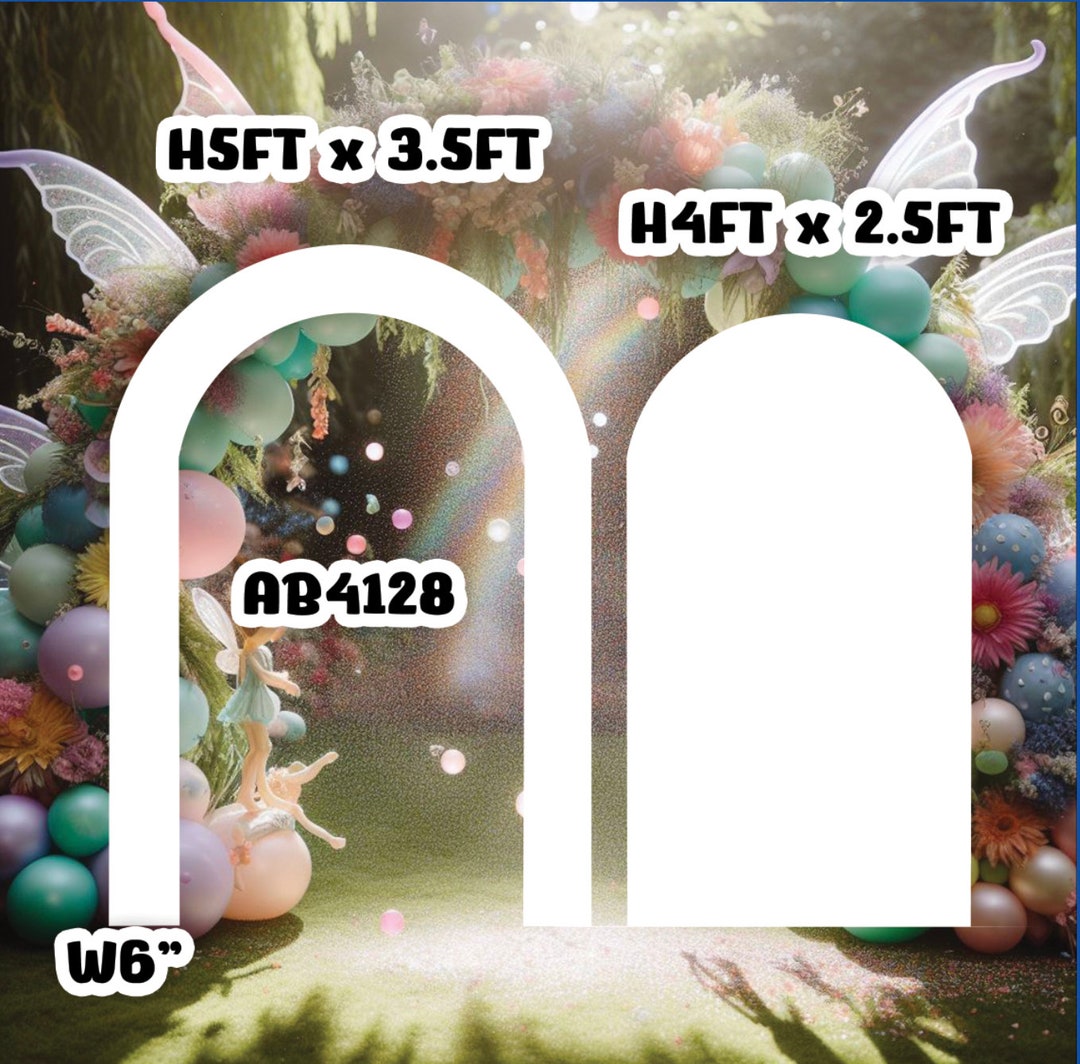 AB4128(SB) 5ft White Open Arch With 4ft Arch Panel Party Decorations ...