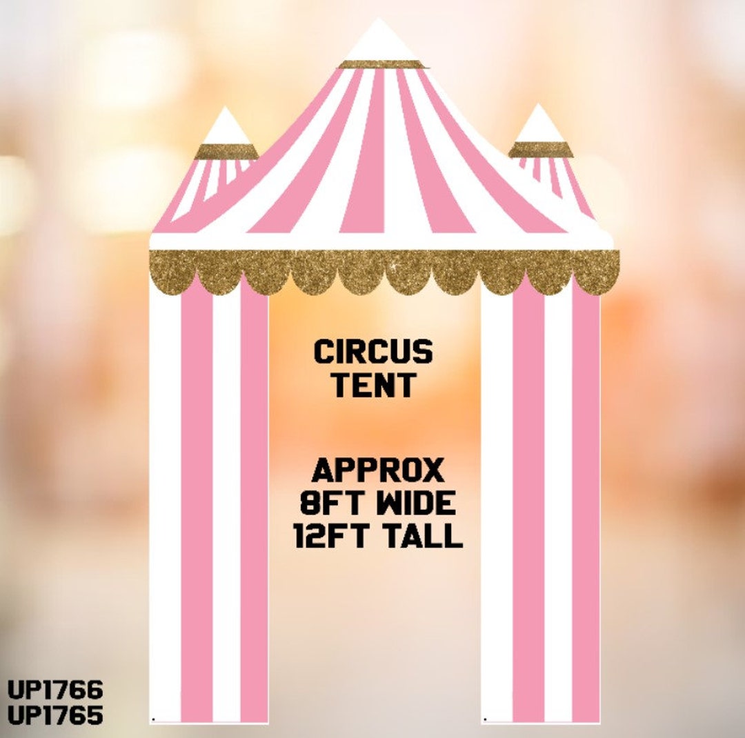 UP1766FS UP1765FS (SB) Pink Circus Carnival Tent Panel Party ...