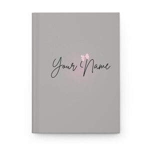 Personalized Coquette Journal, Coquette Diary, Girly Journals, Girly ...