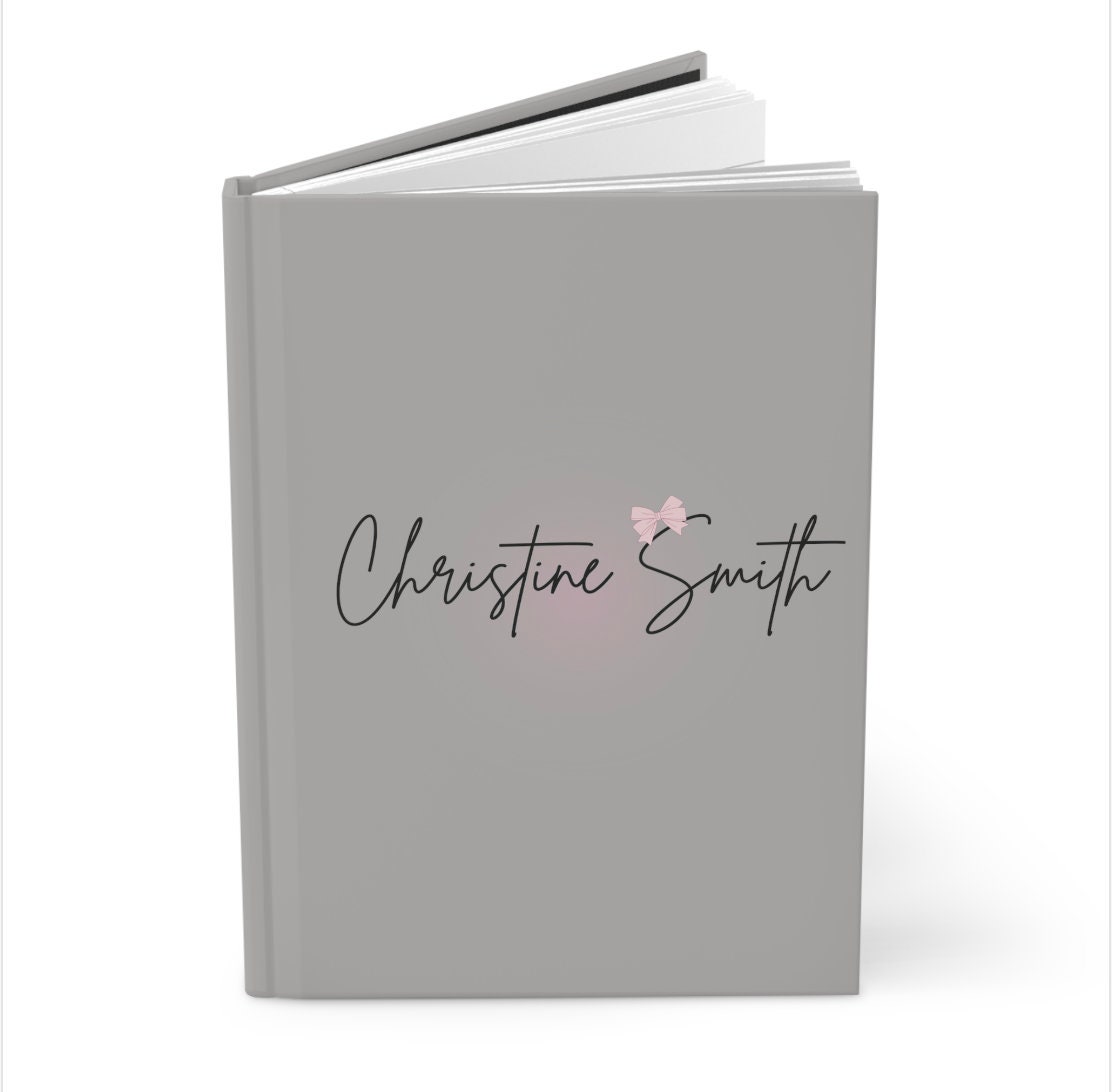 Personalized Coquette Journal, Coquette Diary, Girly Journals, Girly ...