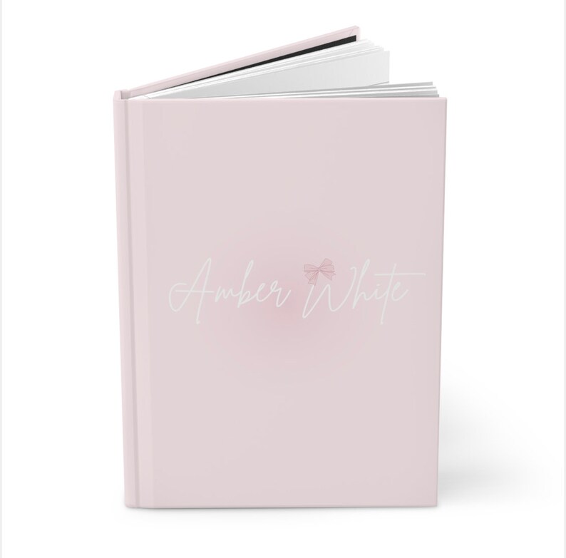 Personalized Coquette Journal, Coquette Diary, Girly Journals, Girly ...