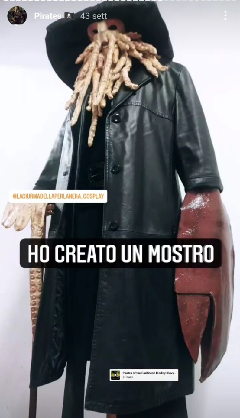 Davy Jones Cosplay Mask - Etsy