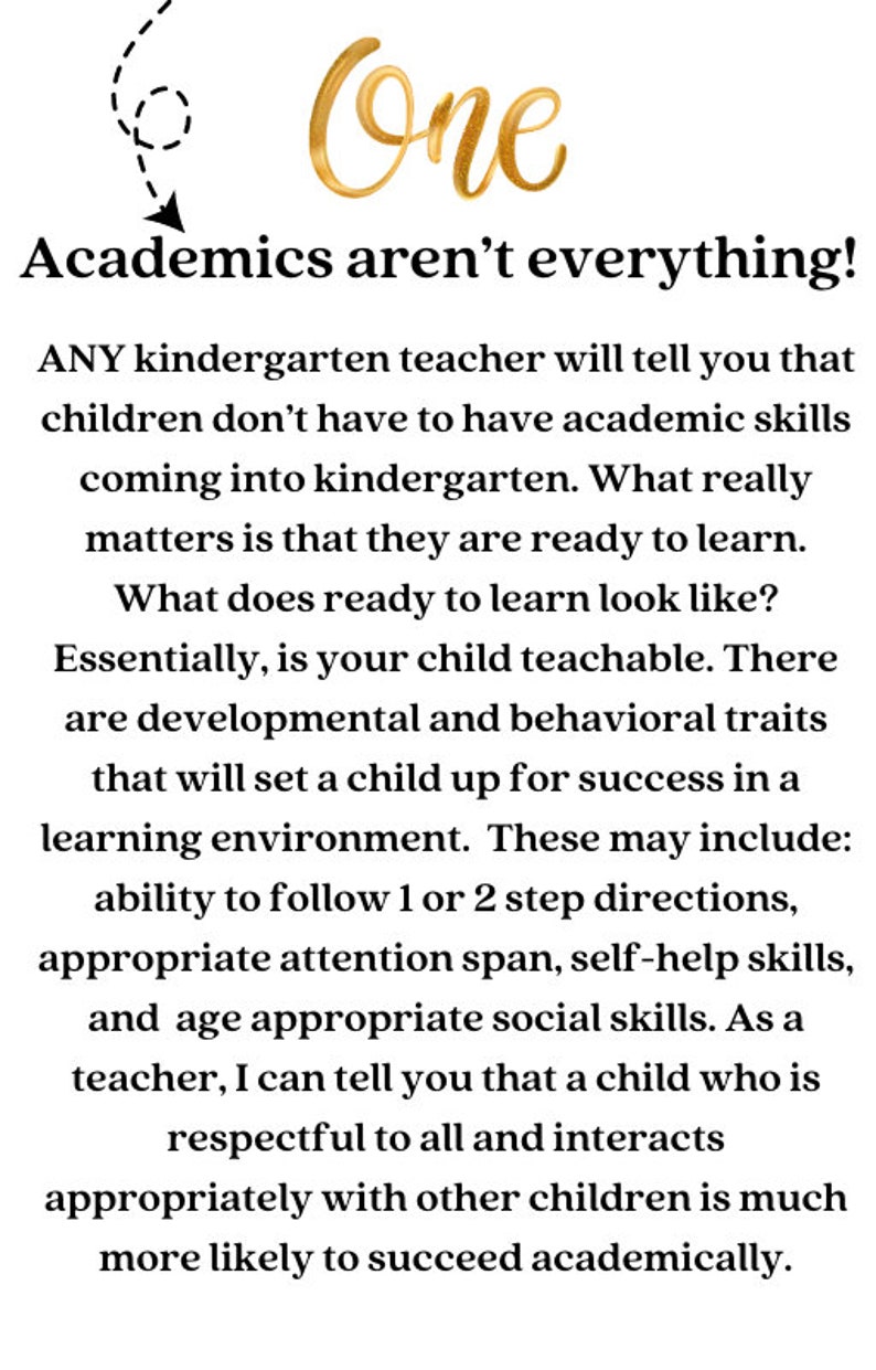 Top Ten Things to Know About Sending Your Child to Kindergarten: Advice ...