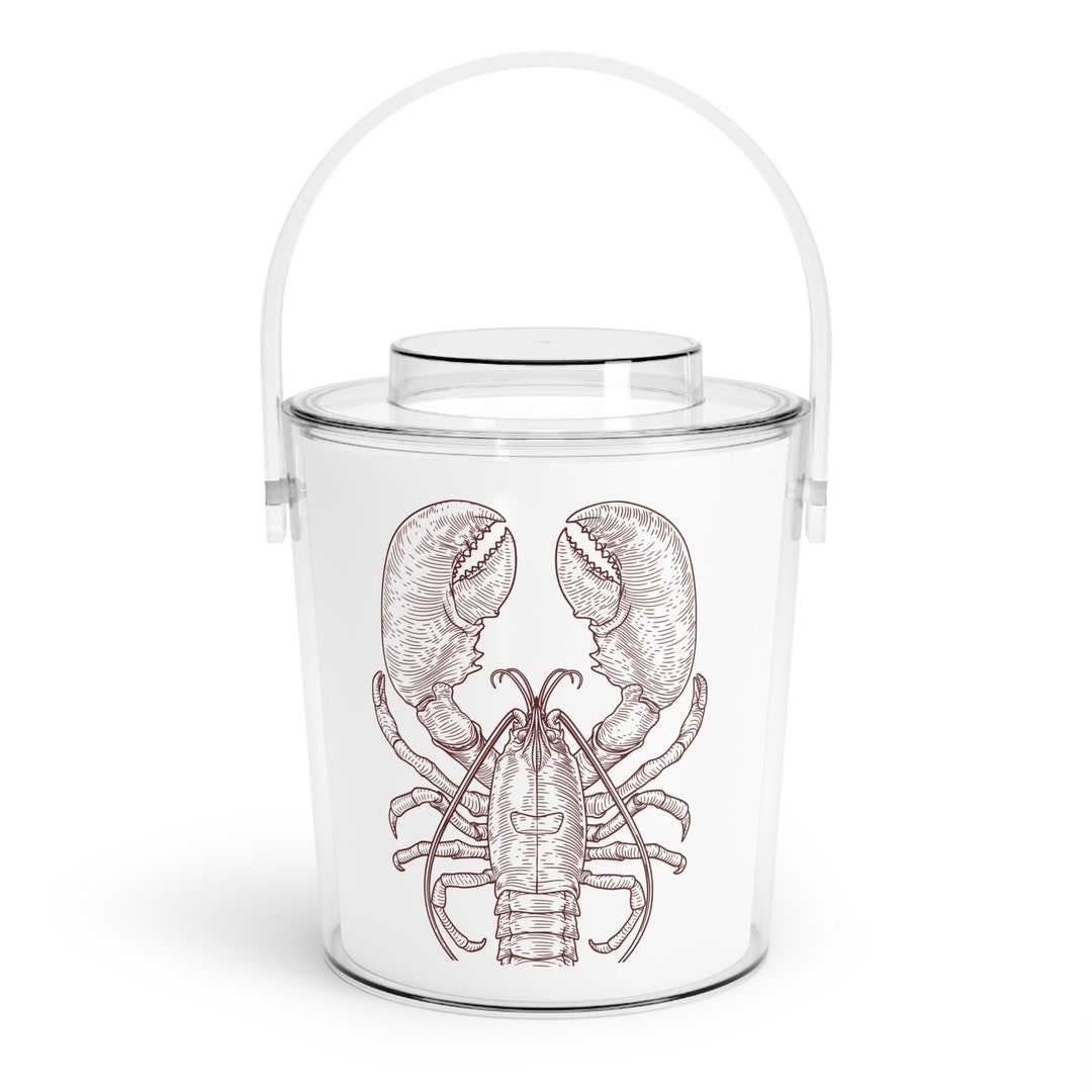 Red Lobster Claws Ice Bucket With Tongs - Etsy