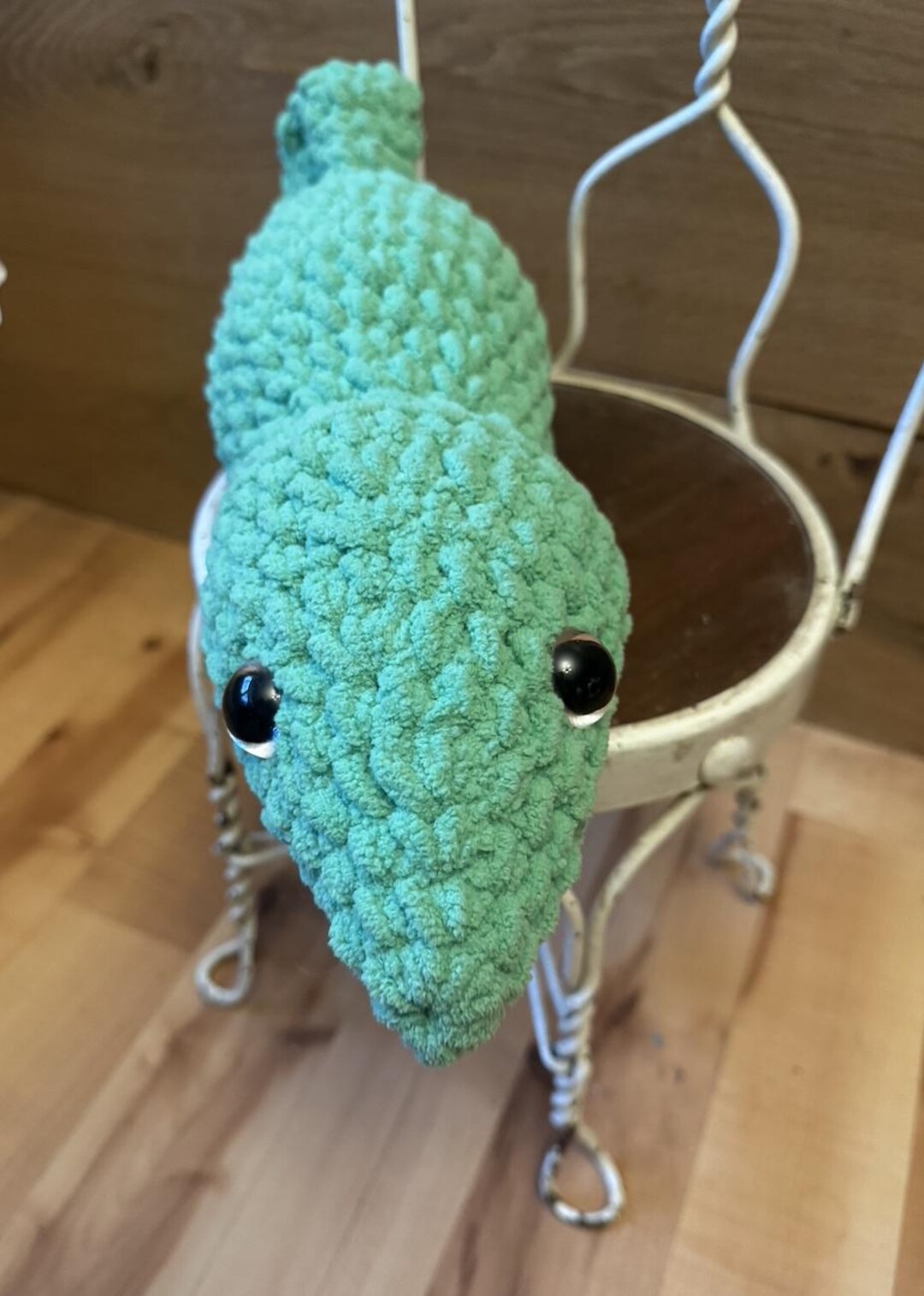 Handmade Crochet Chameleon, Lizard Lover Gift, Lizard Decor, Amigurumi ...