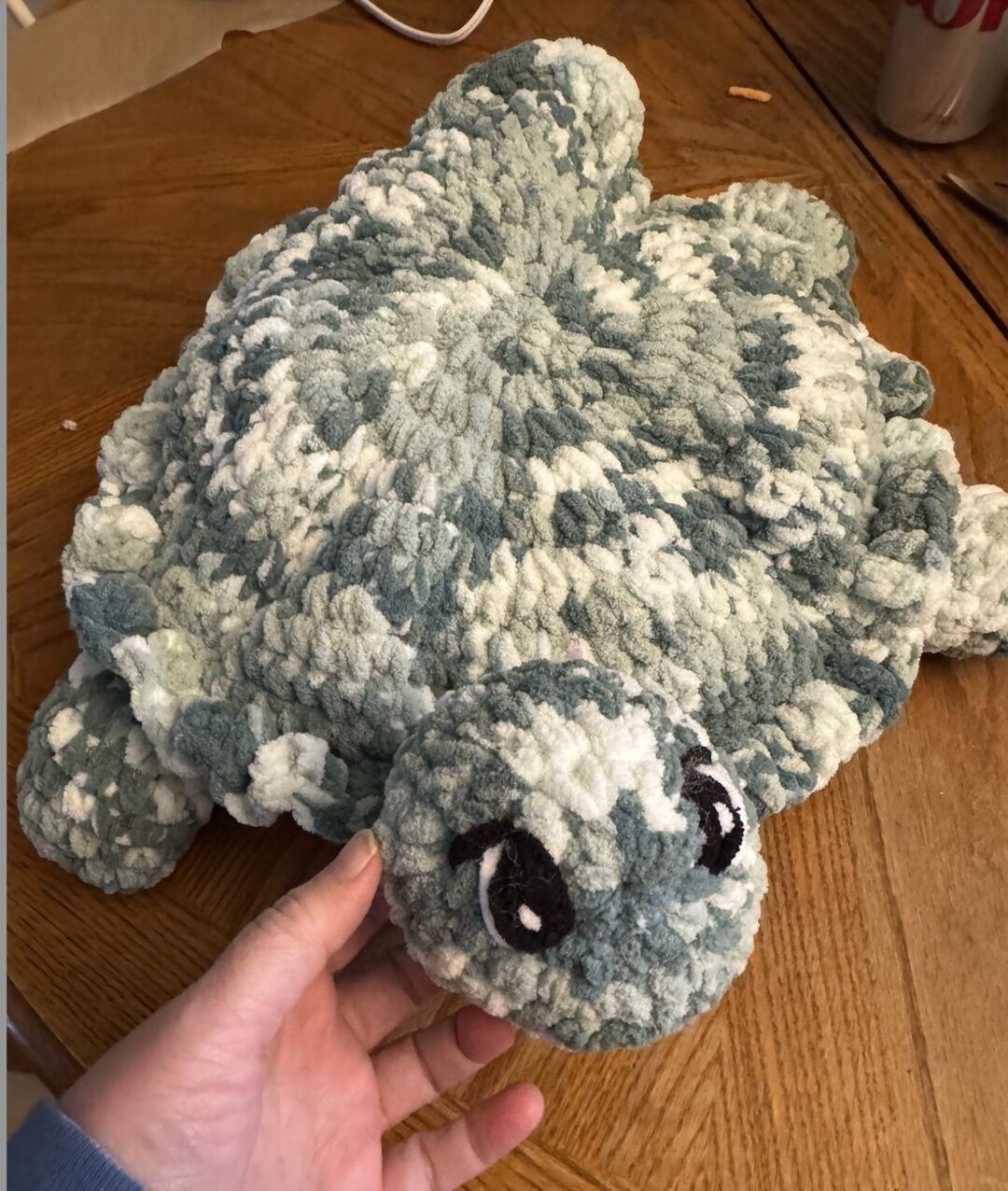 Crocheted Turtle Memory Game and Stuffie| Mother and Baby Turtles ...